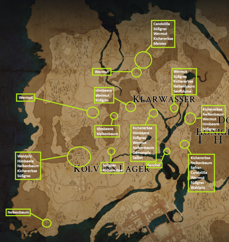 Guide zu den Pflanzen in Game of Thrones: Kingsroad